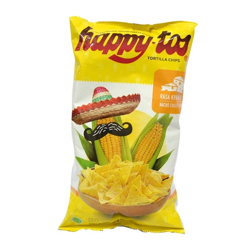 Jual Snack Happy Tos Tortilla Chips Nachos | Shopee Indonesia