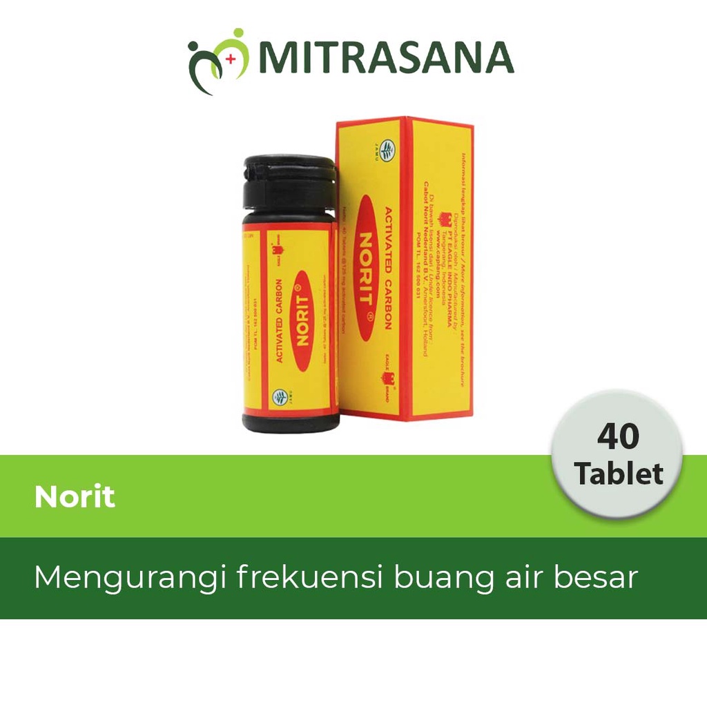 Jual Norit 40 Tablet - Obat Diare Karbon Aktif | Shopee Indonesia