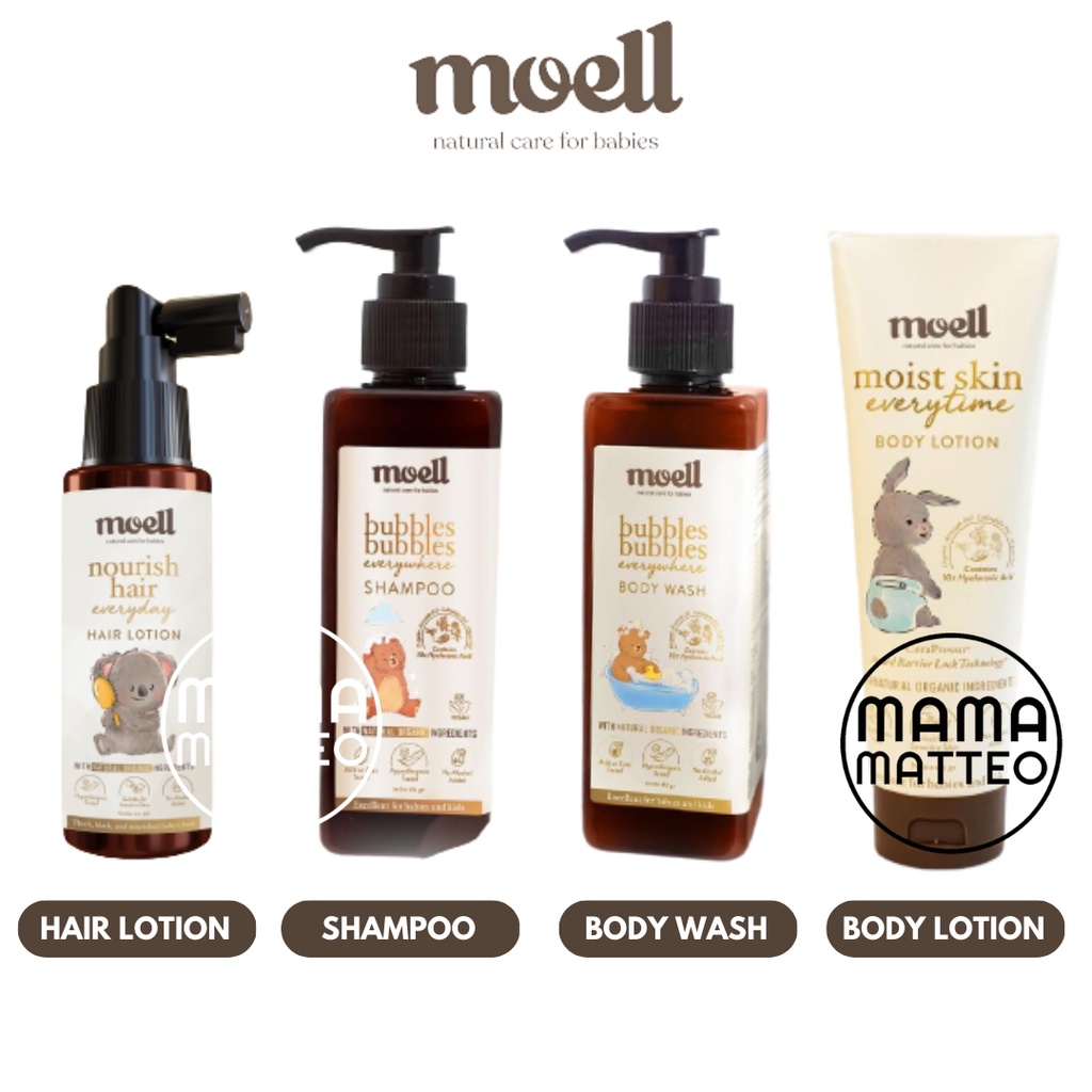 Jual MOELL Bubbles Bubbles Everywhere Shampoo / Body Wash / Moist Skin ...