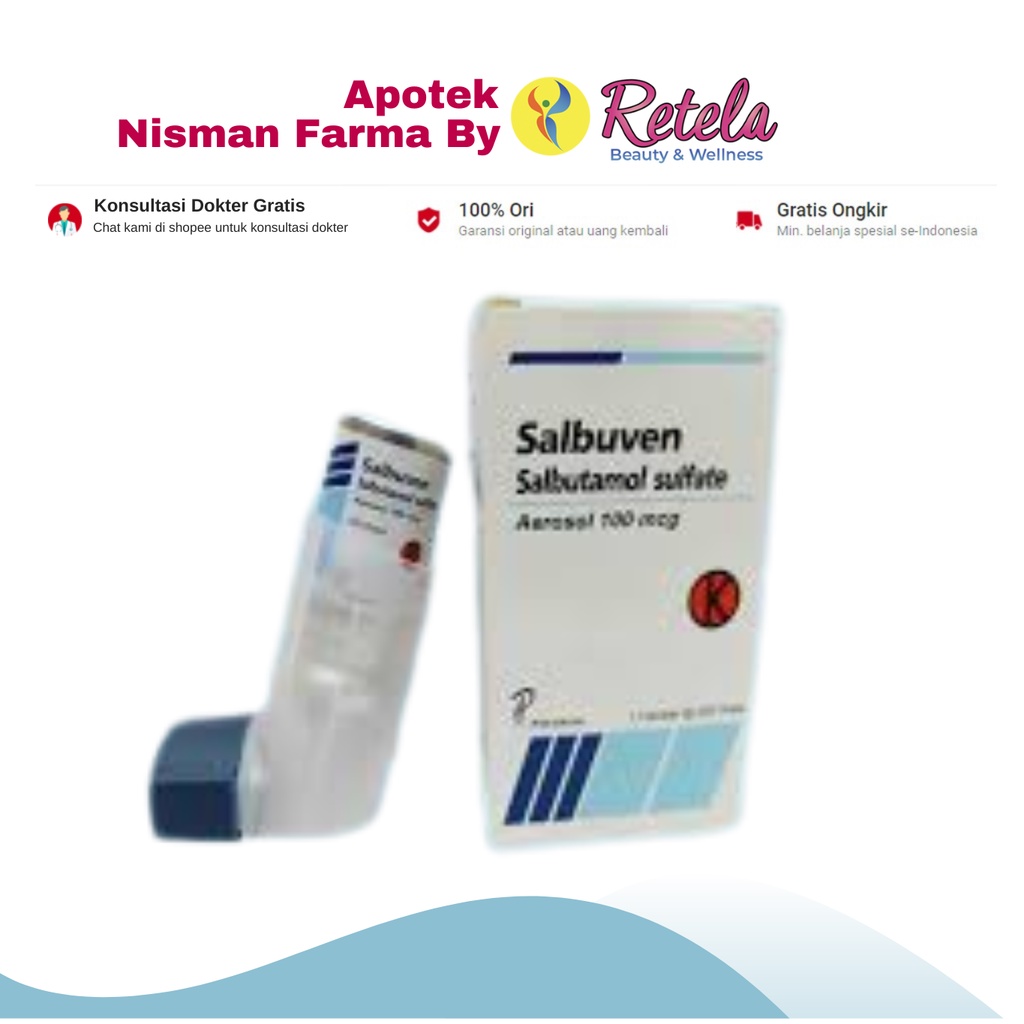 Jual SALBUVEN AEROSOL 100MCG | Shopee Indonesia