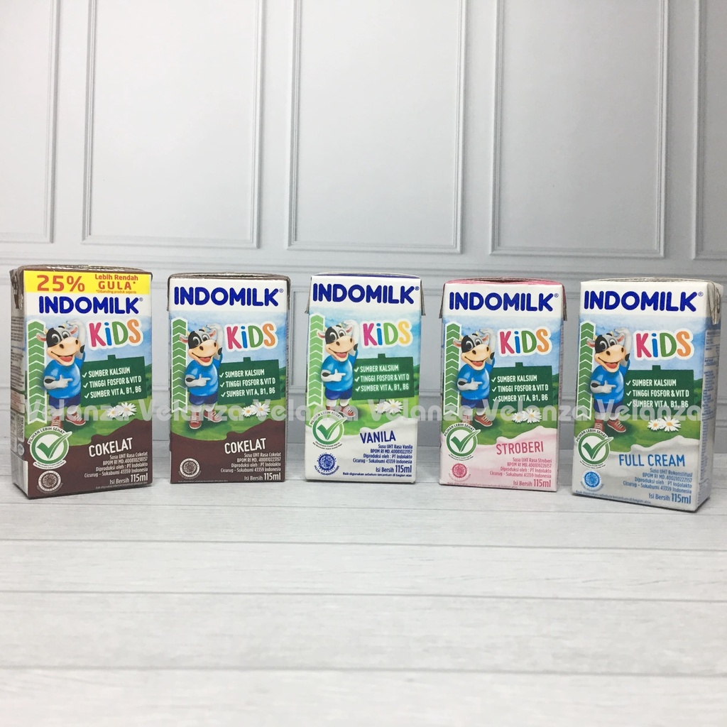 Jual Susu Indomilk UHT Kids 115 ml 1 karton/dus Isi 40 pcs | Shopee Indonesia