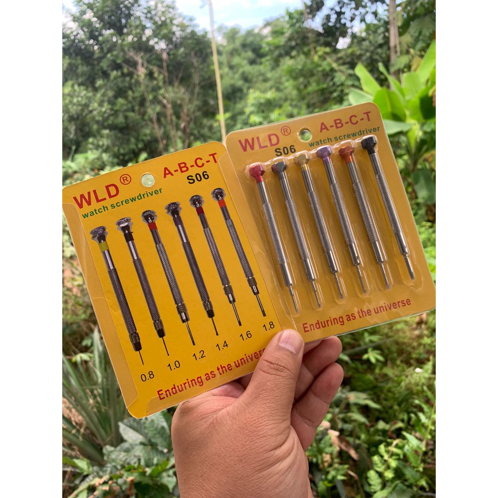 Jual ALAT SERVICE JAM TANGAN PROFESIONAL OBENG WLD S06 ORIGINAL ...