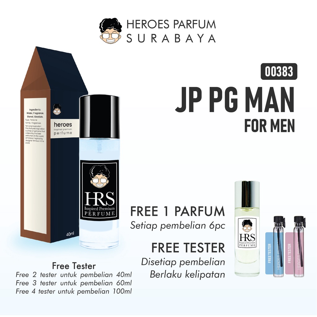 Jual Heroes Parfum - JP PG Men 00383 For Men | Shopee Indonesia