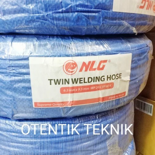 Jual SELANG LAS DOUBLE NLG OKSIGEN LPG 6 METER - TWIN WELDING HOSE ...