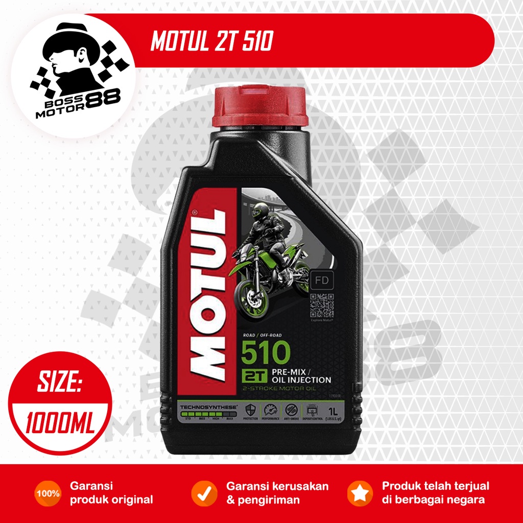 Jual Motul 2T 510 Powerlube - Oli Samping Motor 2Tak Premium 100% Original | Shopee Indonesia