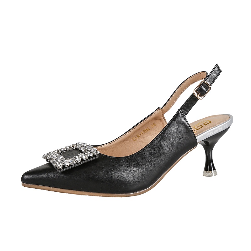 Jual COLINE CLN-4906 High Heels Slingback Wanita 5cm #C1174 | Shopee ...