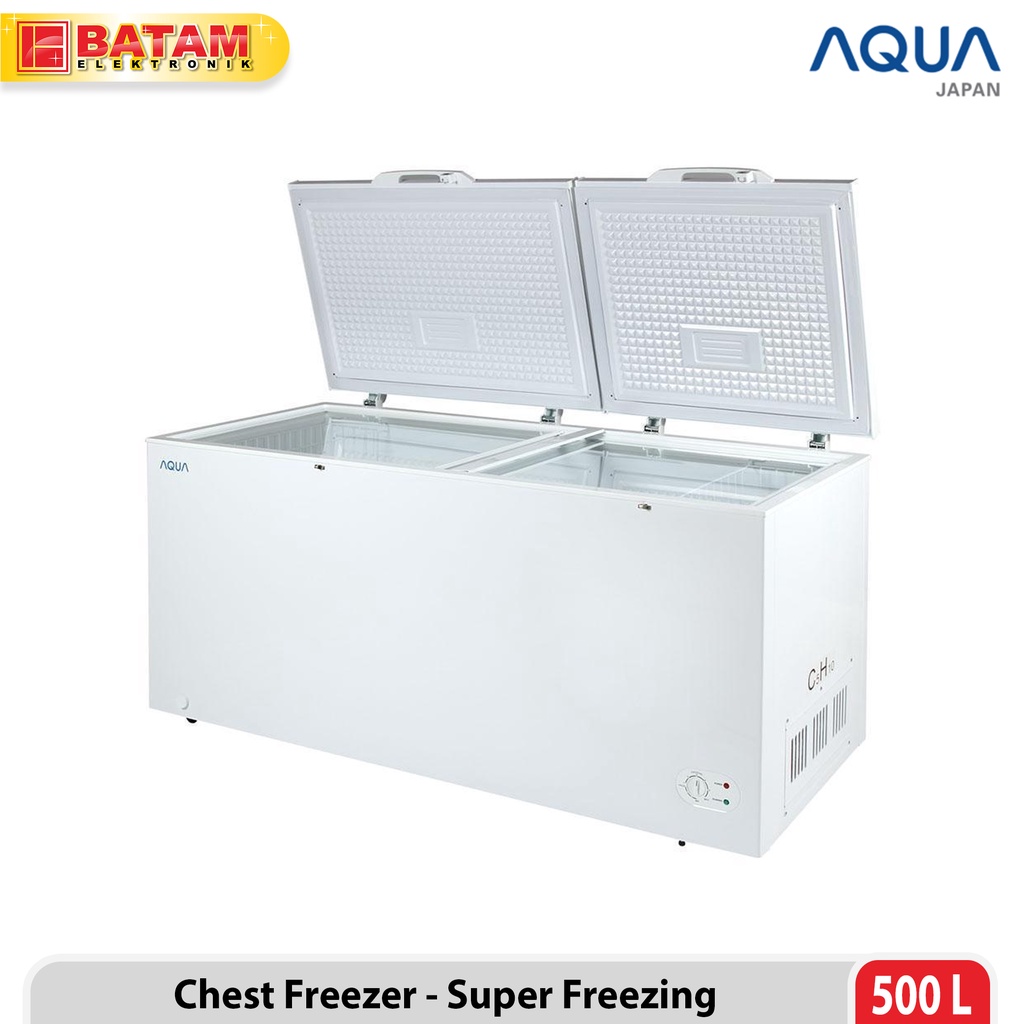 Jual AQUA CHEST FREEZER 500 LITER - AQF-500(WTD) AQF-500(W)(TD ...