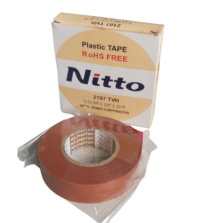 Jual Isolasi solasi selotip Nito Nitto Kabel warna Hitam Kuning Biru ...