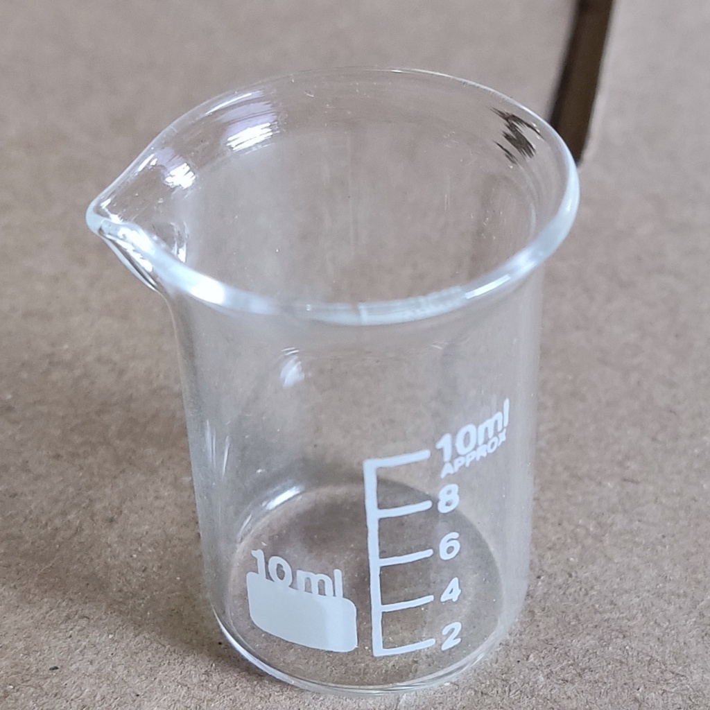 Jual Beaker glass 10mL kaca Low Form Gelas Kimia | Shopee Indonesia