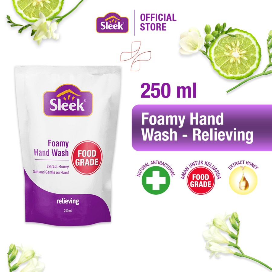 Jual Sleek Foamy Hand Wash Relieving Pouch 250 mL | Shopee Indonesia