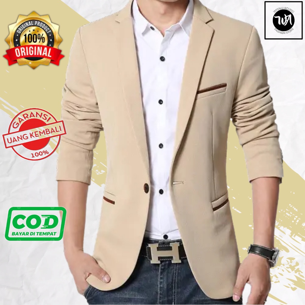 Jual JAS WISUDA JAS LISTING JAS FORMAL JAS SLIMFIT JAS PRIA BLAZER PRIA ...