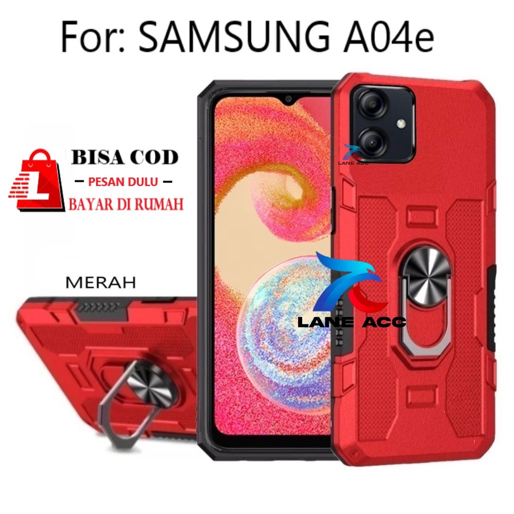Jual SAMSUNG A04E KESING ROBOT HIT EYE RING-CASING HARD CASE-STANDING ...
