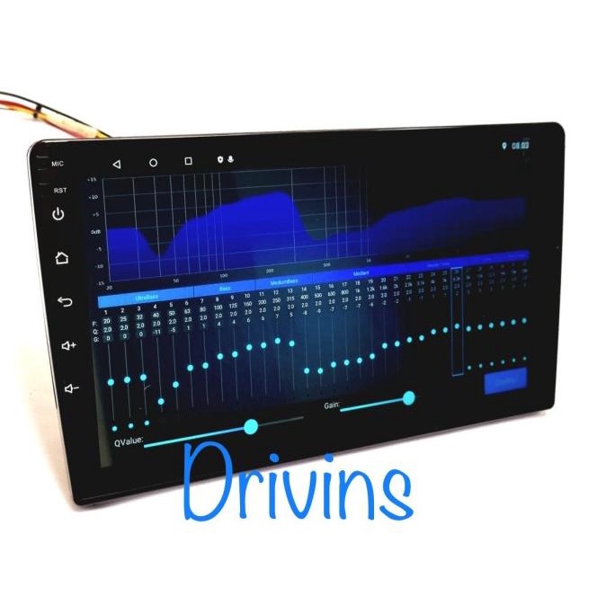 Jual Head Unit Double Din Android Skeleton Skt-8189 9,10 Inch Ram 2 ...