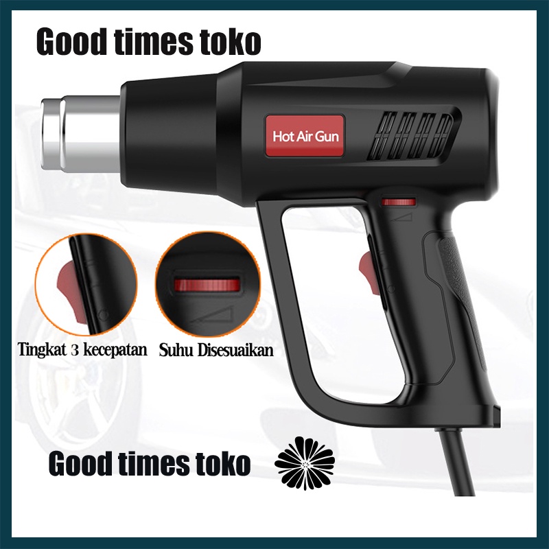 Jual Heat Gun Air Hot Gun H&L Pro Senapan Panas Pistol Angin Panas Pemanas Stiker Heat Gun Alat ...