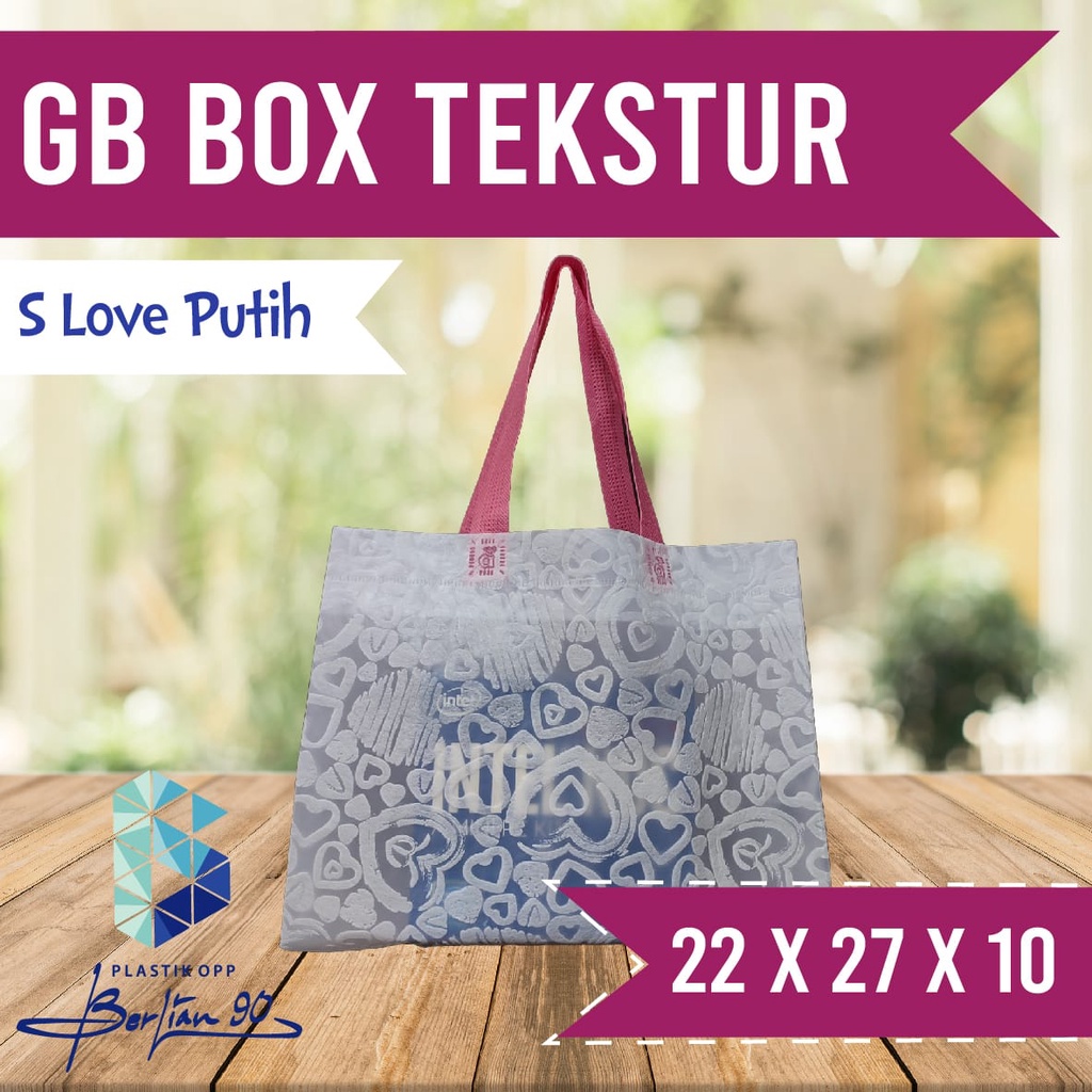 Jual Goodie Bag Box Tekstur 22x27x10 Tas Goodie Bag Spundbond Tas ...
