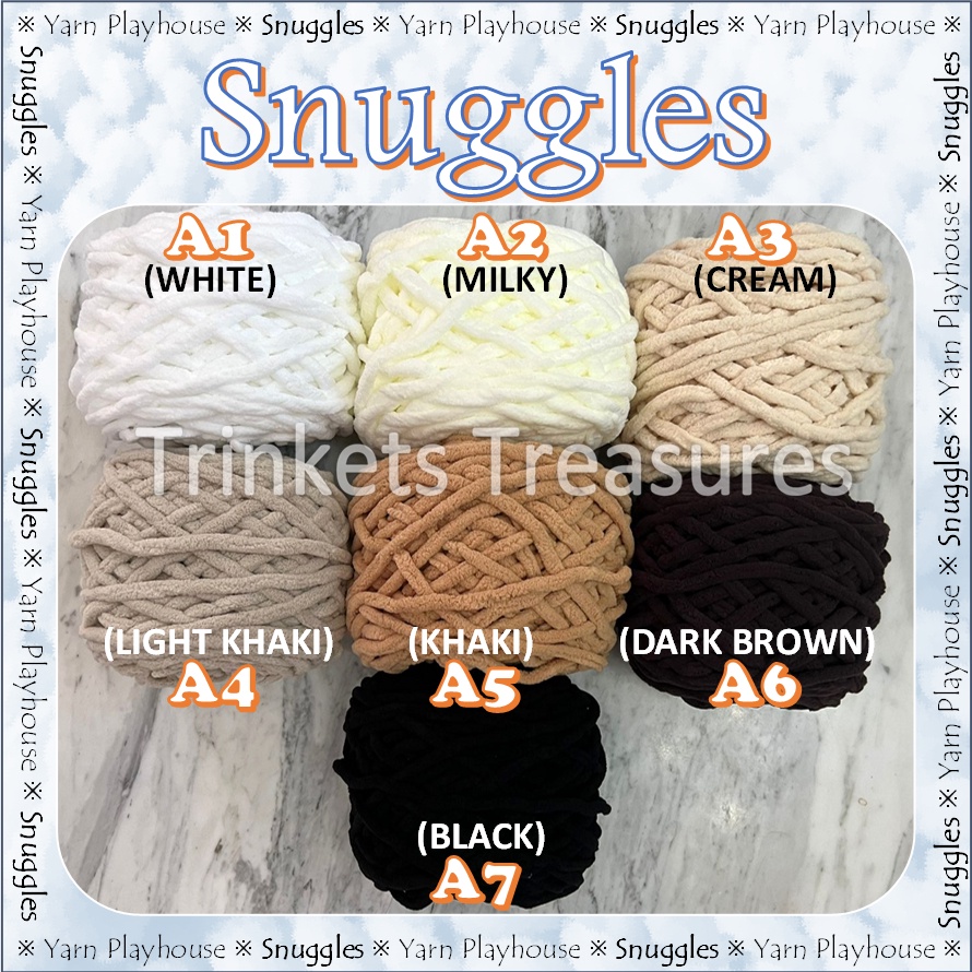 Jual Snuggles 95g Yarn Playhouse benang rajut chenille yarn handuk ...