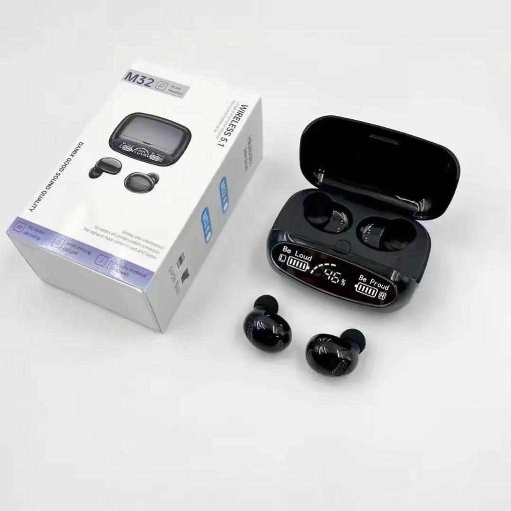 Jual TWS M32 For Games Music Movie Headphone Wireless Earphone Headset ...