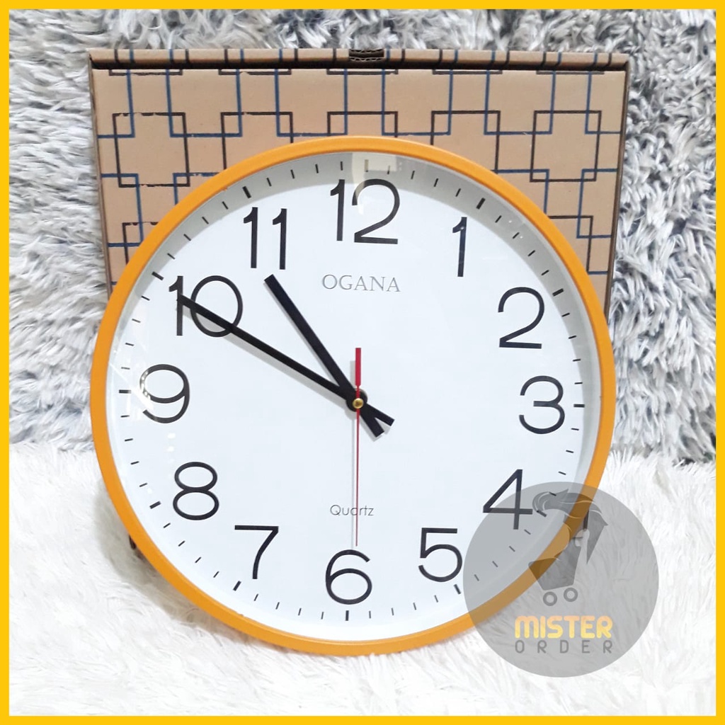 Jual JAM DINDING JUMBO OGANA POLOS | Shopee Indonesia