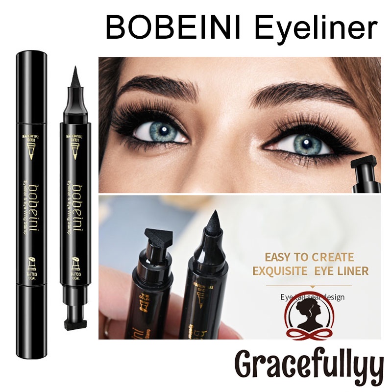 Jual [COD]BOBEINI Eyeliner Stamp Eyeliner 2 IN 1 Liquid Waterproof ...