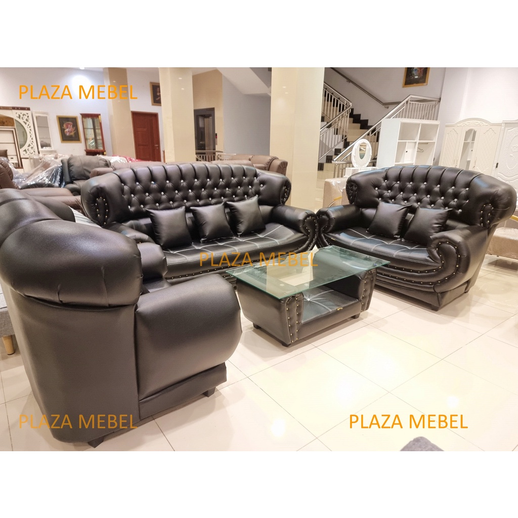 Jual Sofa Kursi Tamu 321 Jumbo Besar Mewah Sanpaolo + Meja | Shopee ...