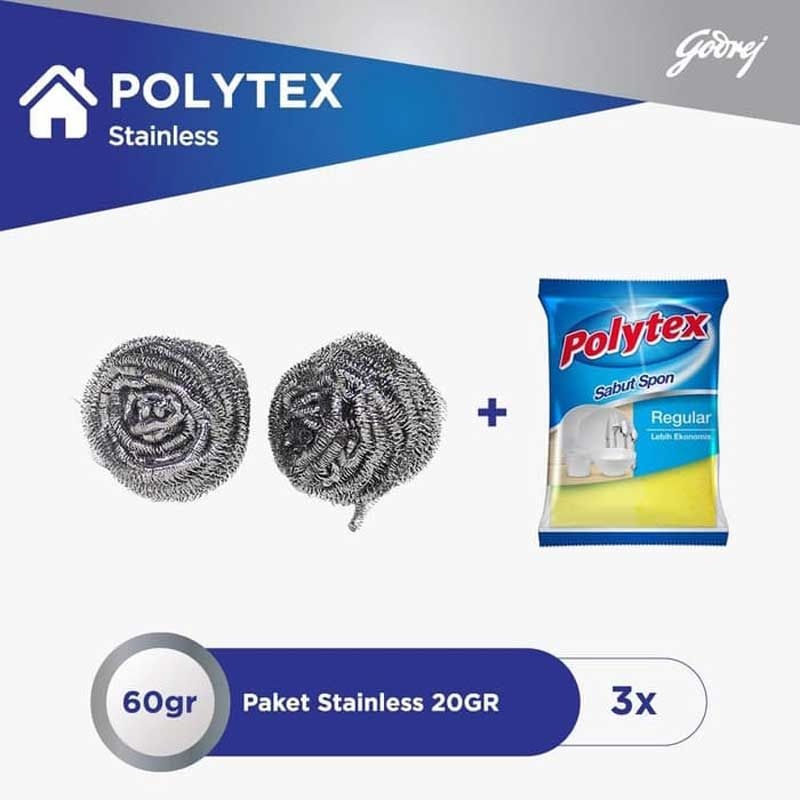 Jual POLYTEX Sabut Spon 2pcs | Shopee Indonesia