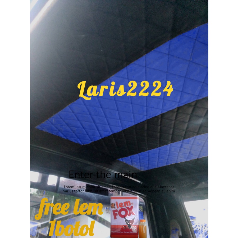 Jual cover atap kabin l300 pu peredam panas | Shopee Indonesia