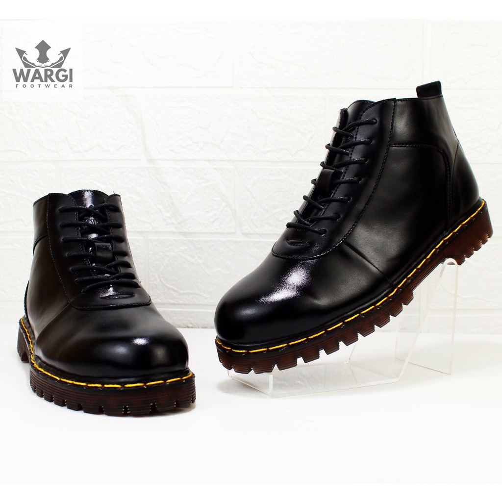 Jual 38-43 WARGI WR01 - Sepatu Formal Sepatu Kerja Dokmart Boot Pria ...