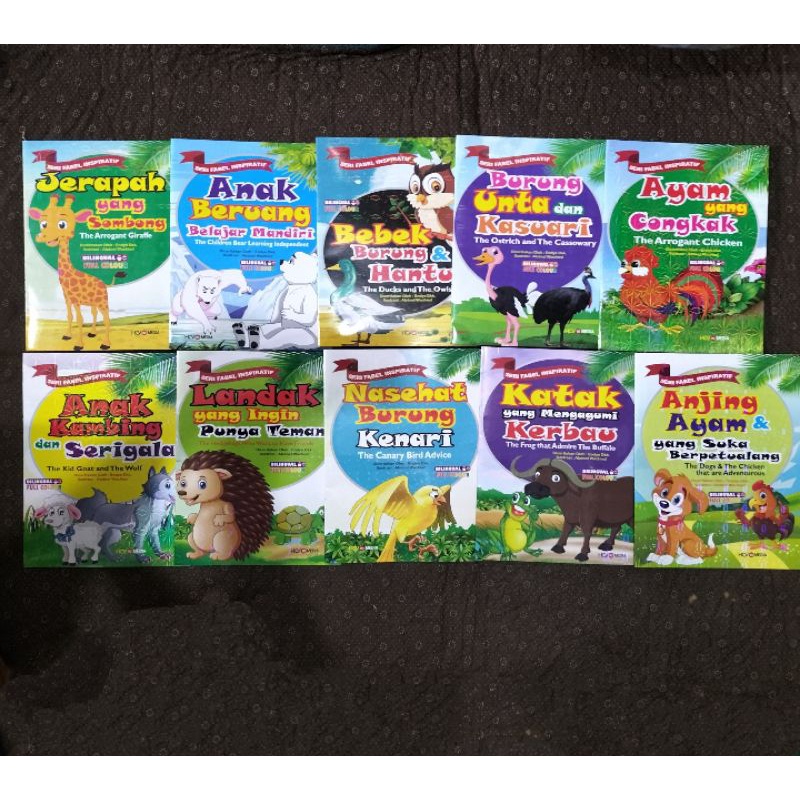 Jual BUKU FABEL CERITA ANAK DAN DONGENG BINATANG JERAPAH YANG SOMBONG ...