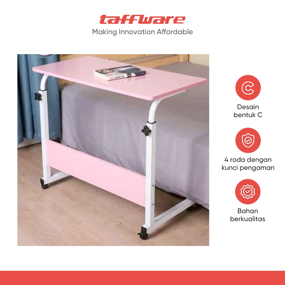 Jual TaffHOME Meja Laptop Adjustable Portable Rotate Laptop Desk ...