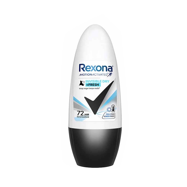 Jual REXONA WOMEN INVISIBLE DRY ROLL ON 45 ML - DEODORANT | Shopee Indonesia