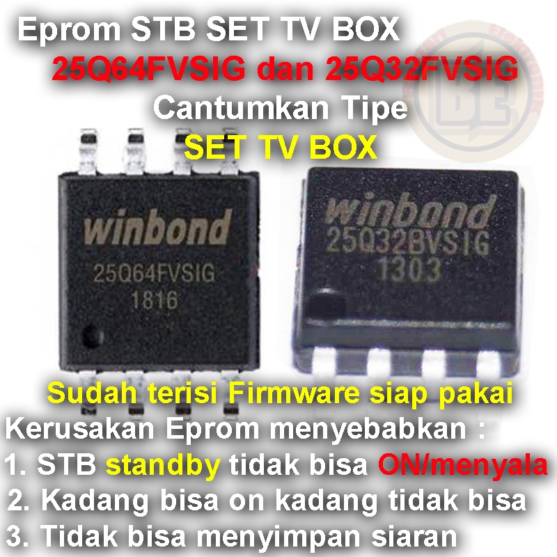 Jual Ic Eprom Firmware STB SET TV BOX | Shopee Indonesia