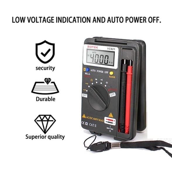 Jual Multitester Digital Zotek VC921 / Avometer Digital VC921 Original ...