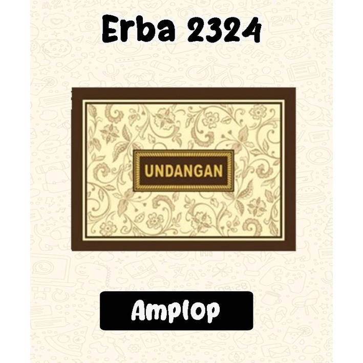 Jual Blangko Undangan Pernikahan ERA BARU / ERBA 2324 (HARGA PER 1 PCS ...