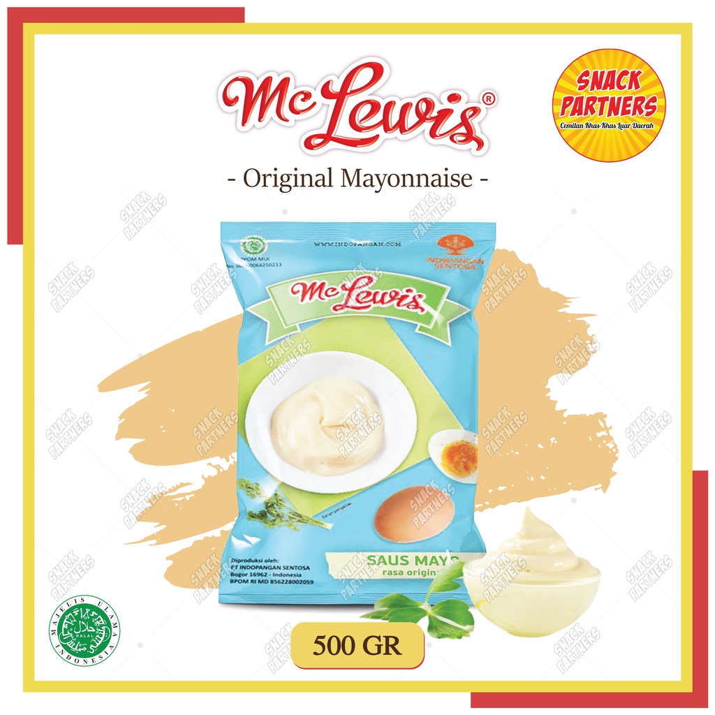 Jual MC LEWIS Mayonaise Original 500 GR - Saos Saus Mayonnaise Mayones ...