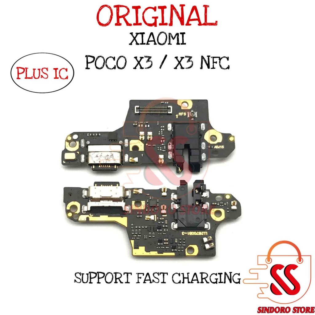 Jual Konektor Charger Pocophone X3 Poco x3 Nfc USB Papan Cas Ori Copotan Mic Pcb Board | Shopee ...