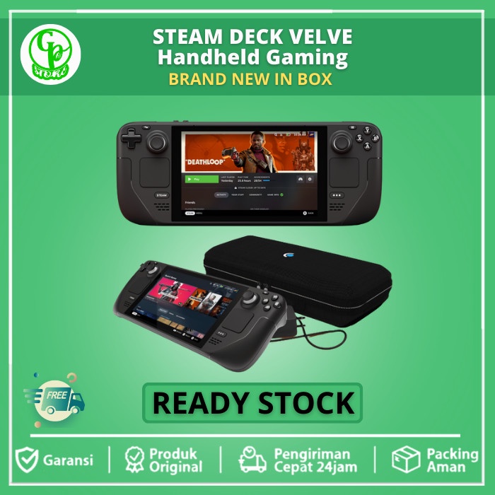 Jual Steam Deck Valve Handheld Gaming Original 64GB 256GB 512GB ...