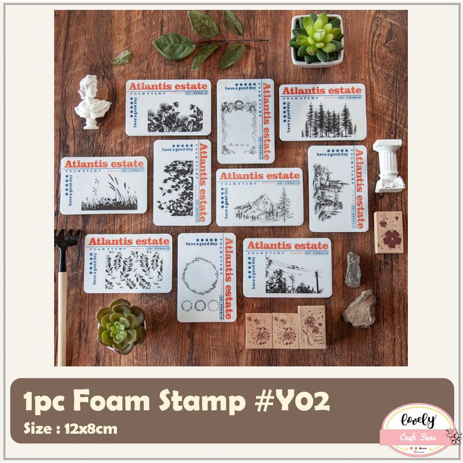 Jual LovelyCraftStore | Y02 DIY Stamping, New Stamp, Sponge Foam Stamp ...