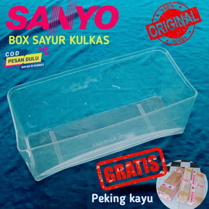 Jual best produk] RAK KULKAS BOX SAYUR DAN BUAH KULKAS SANYO | Shopee ...
