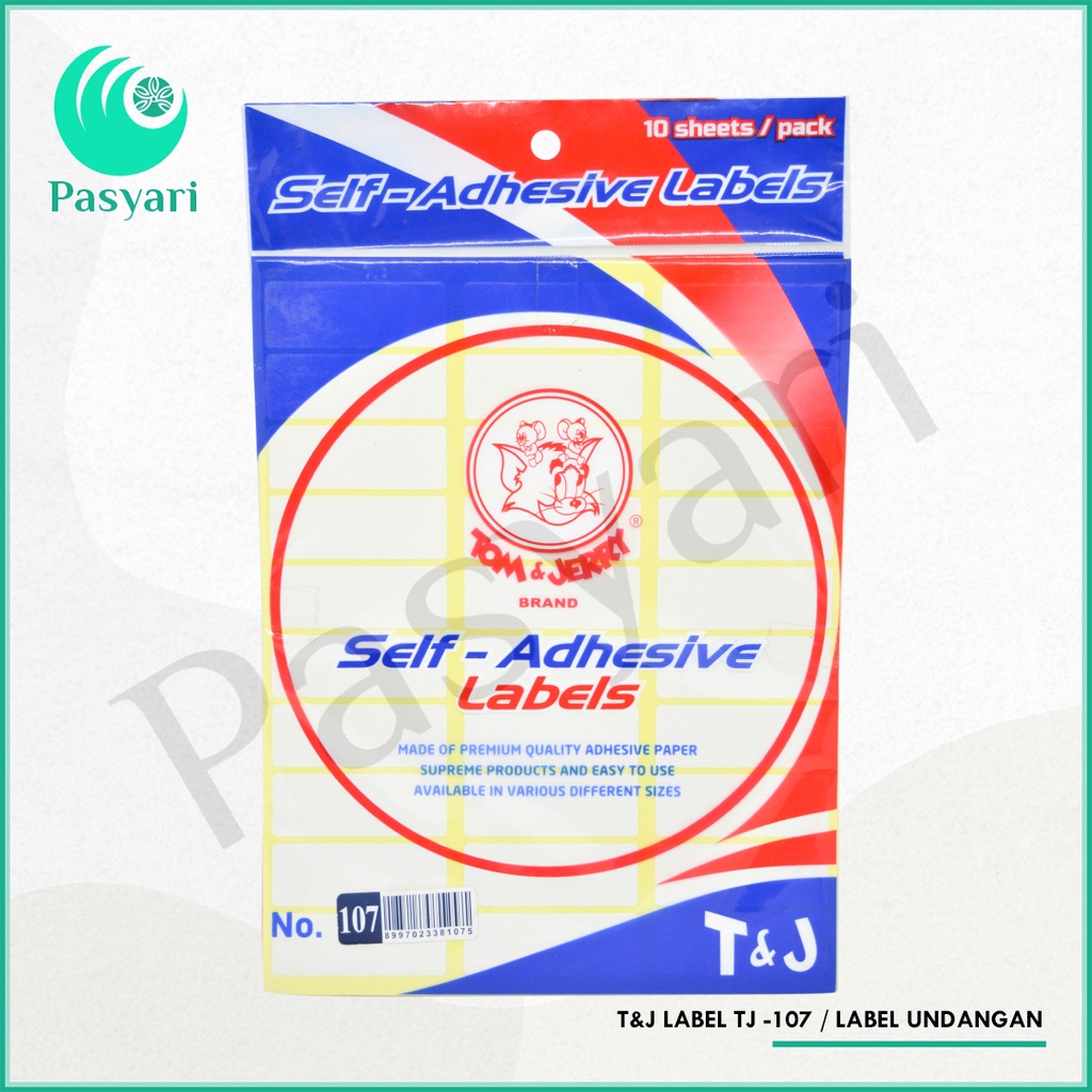 Jual T&J LABEL TJ -107 / Label Undangan | Shopee Indonesia