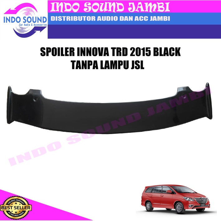 Jual SPOILER INNOVA TRD 2015 BLACK TANPA LAMPU JSL | Shopee Indonesia