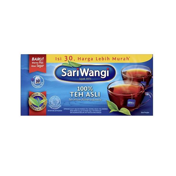 Jual SARIWANGI TEA BAG ASLI ISI 30 PCS - TEH | Shopee Indonesia
