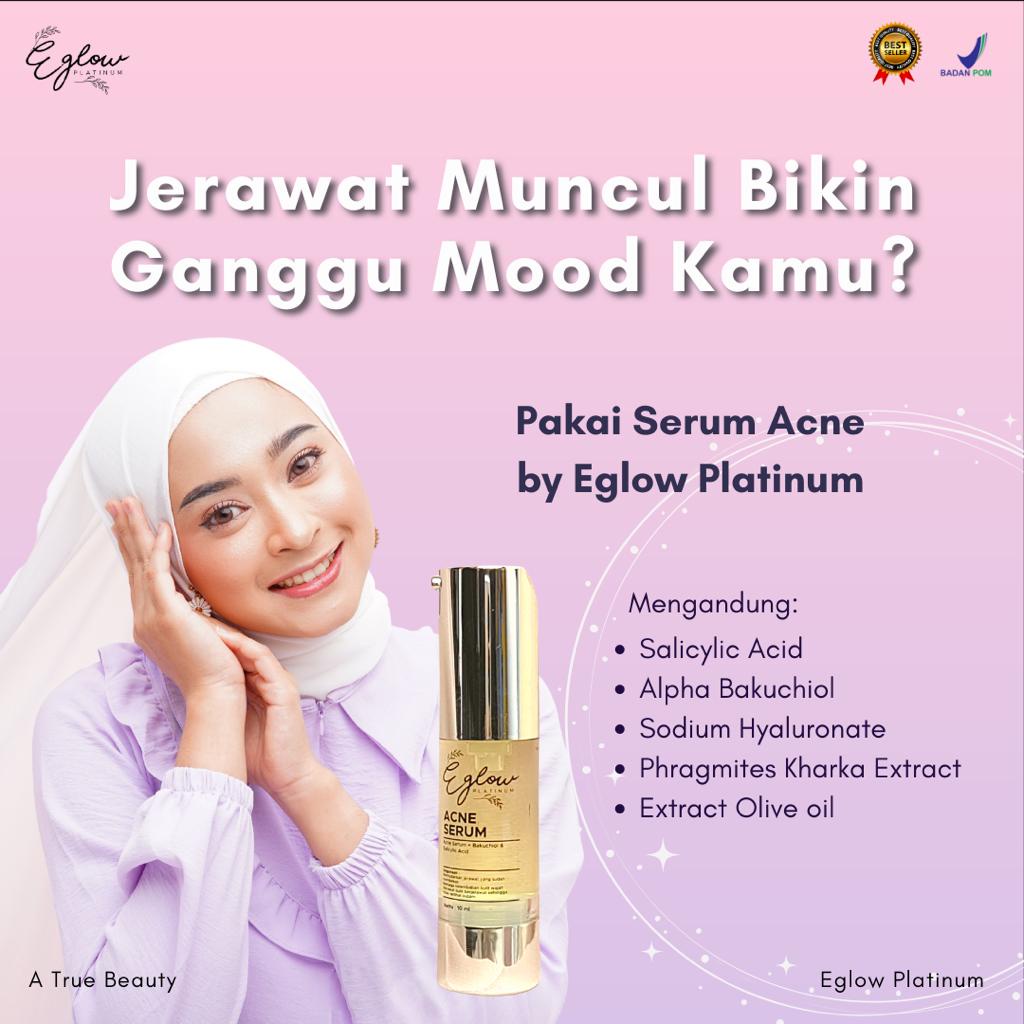 Jual SERUM ACNE EGLOW PLATINUM / ACNE SERUM EGLOW PLATINUM BPOM ...