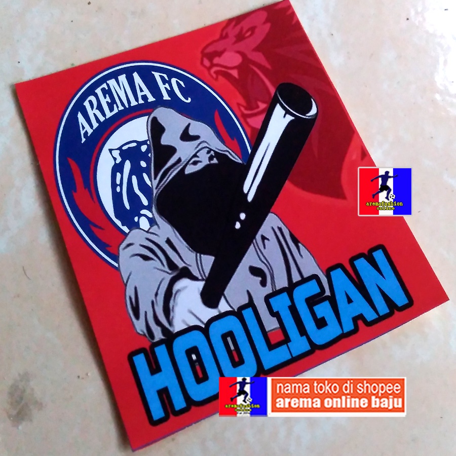 Jual STIKER AREMA HOOLIGAN DESAIN AREMAFASHION | Shopee Indonesia
