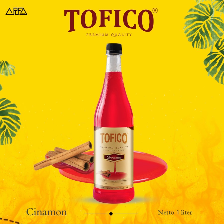 Jual Syrup Tofico Cinnamon Sirup Rasa Kayu Manis Asli 1 Liter