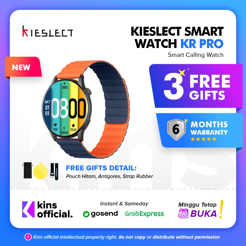 Jual Kieslect Kr Pro Smartwatch 1.43 FHD Amoled Display | Shopee Indonesia