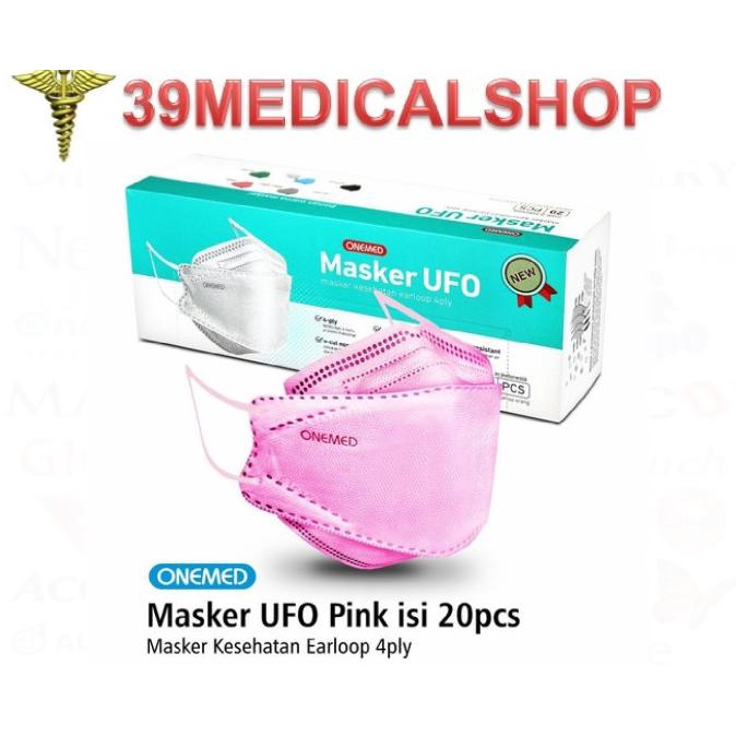 Jual MASKER 3D UFO ONEMED MEDIS 3D BOX ISI 20 uru | Shopee Indonesia