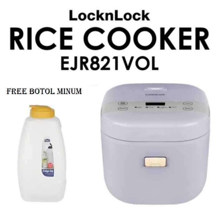 Jual Lock n Lock EJR821VOL Rice Cooker 0.8Liter Low Sugar Carbo ...