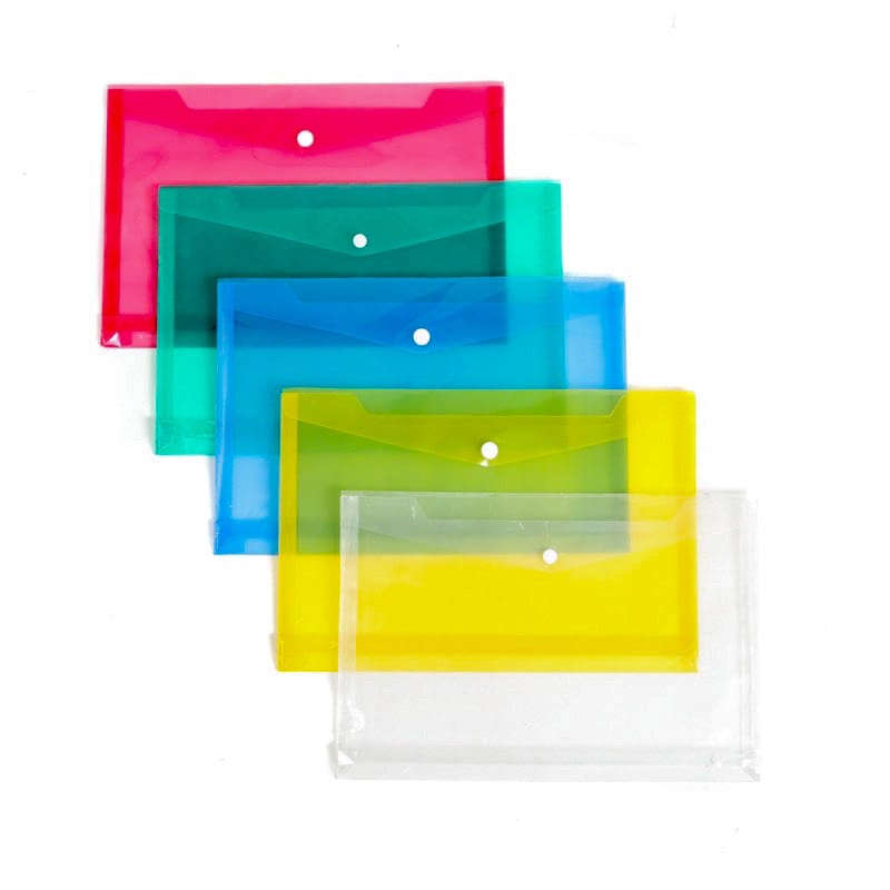 Jual 1 LSN / 12 PCS Map Plastik Kancing F4 FC Plastic Data Bag | Shopee ...