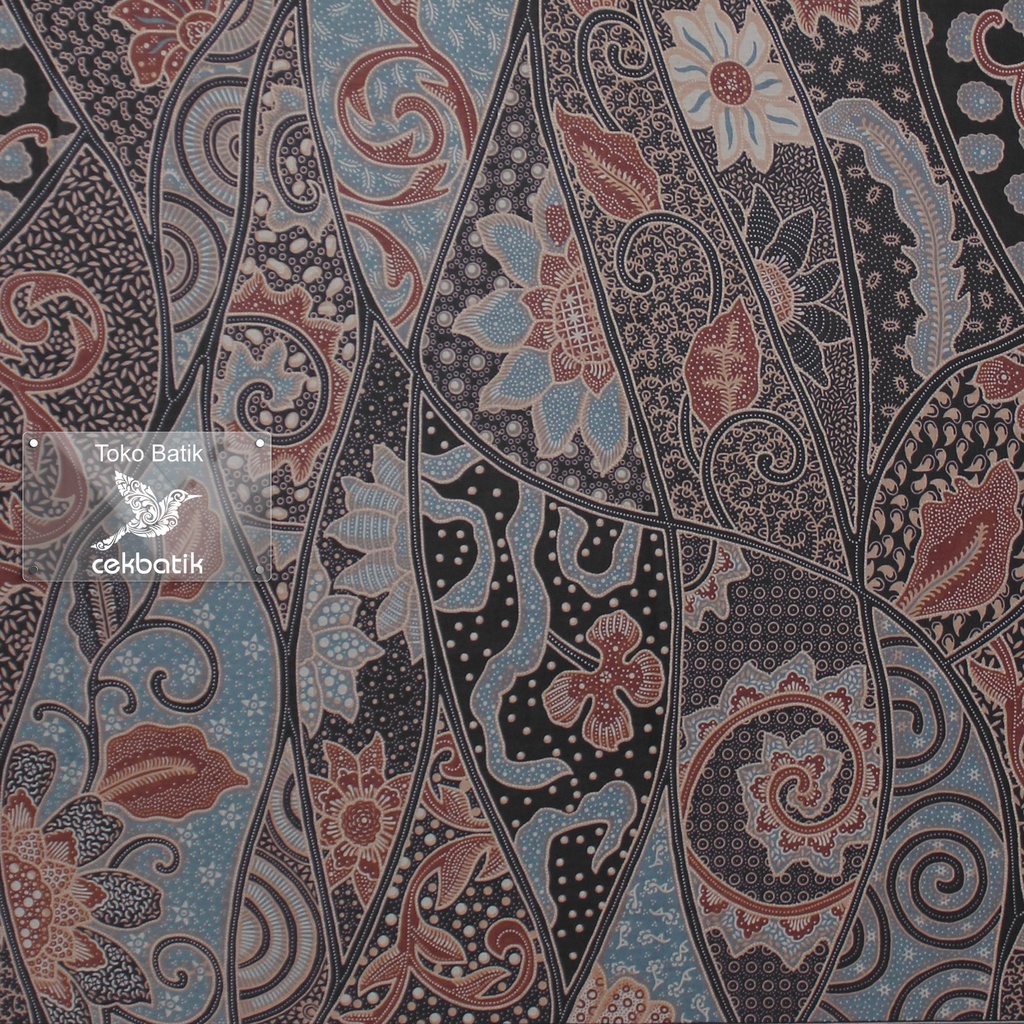 Jual kain batik - Kualitas Ekspor Motif Batik Balian Bunga Modern ...