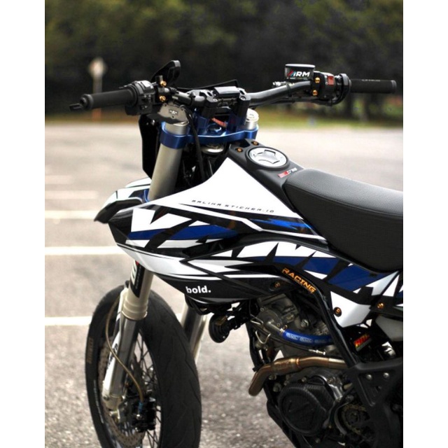 Jual ENDOOLD STIKER MOTOR VARIASI LIST STIKER WR 155 BIRU TERBARU ...
